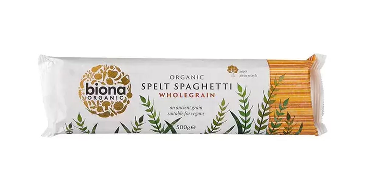 Biona Organic Wholegrain Spelt Spaghetti Pasta… | Natural Health Store