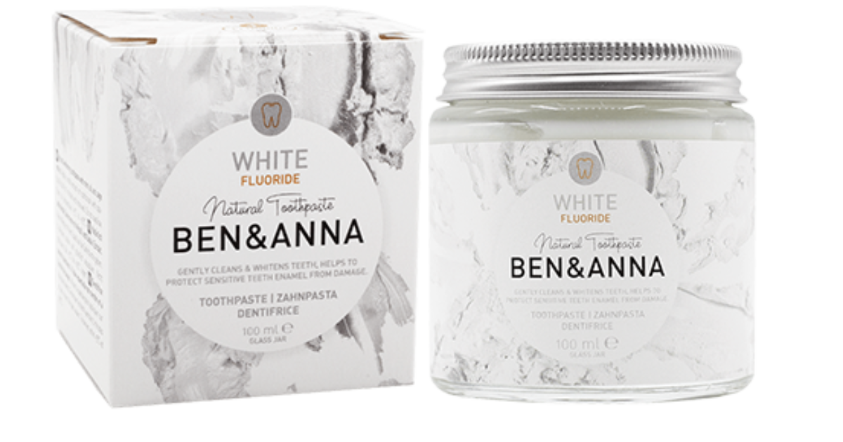 Ben & Anna White Toothpaste with Fluoride |… | Natural Health Store