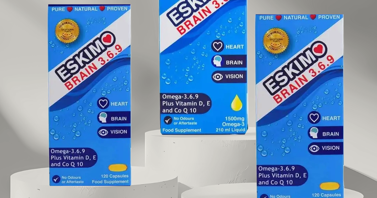 Natural Health Store | Eskimo Brainsharp Buy 3 For €85.00