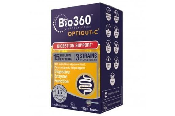 Natures Aid Bio 360 OptiGut - C Powder | Buy Online in Ireland ...