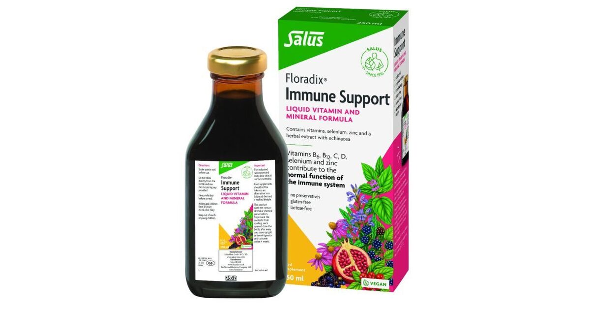 Salus Haus Floradix Immune Support | Buy Online in Ireland | Natural ...