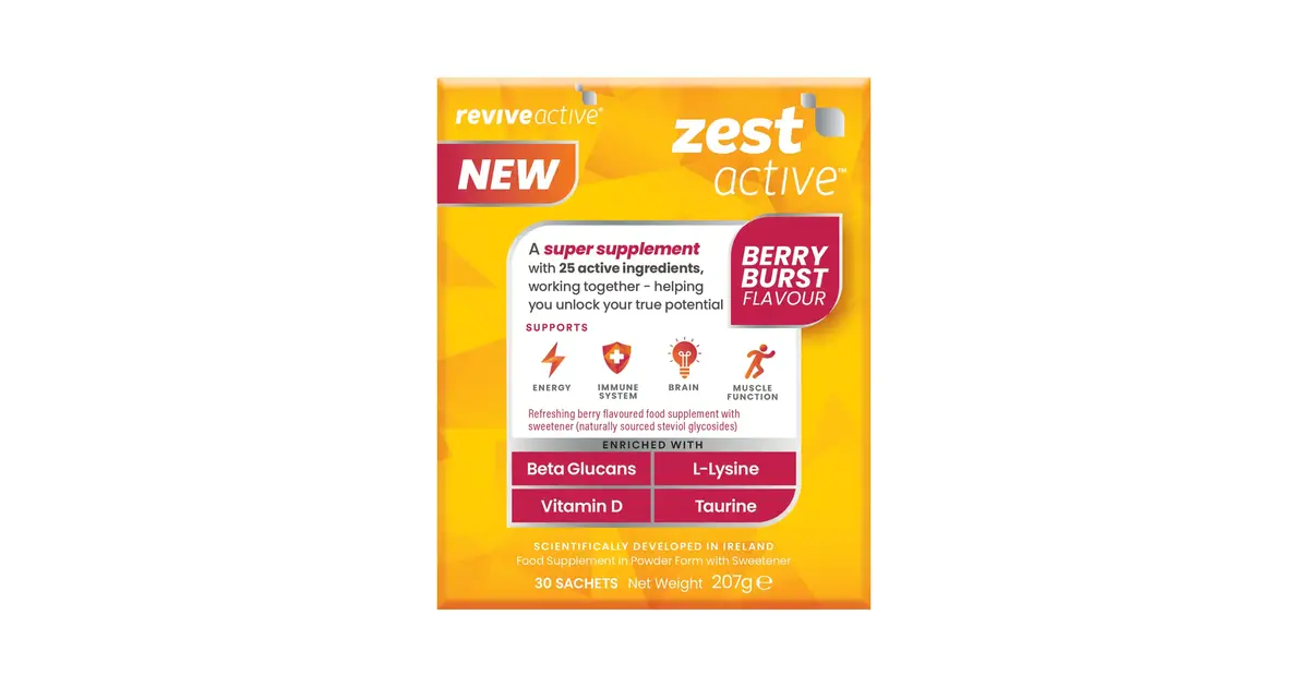Revive Active Zest Active Berry Burst | Buy Online in Ireland | Natural ...