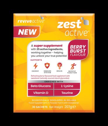 Revive Active Zest Active Berry Burst | Buy Online in Ireland | Natural ...