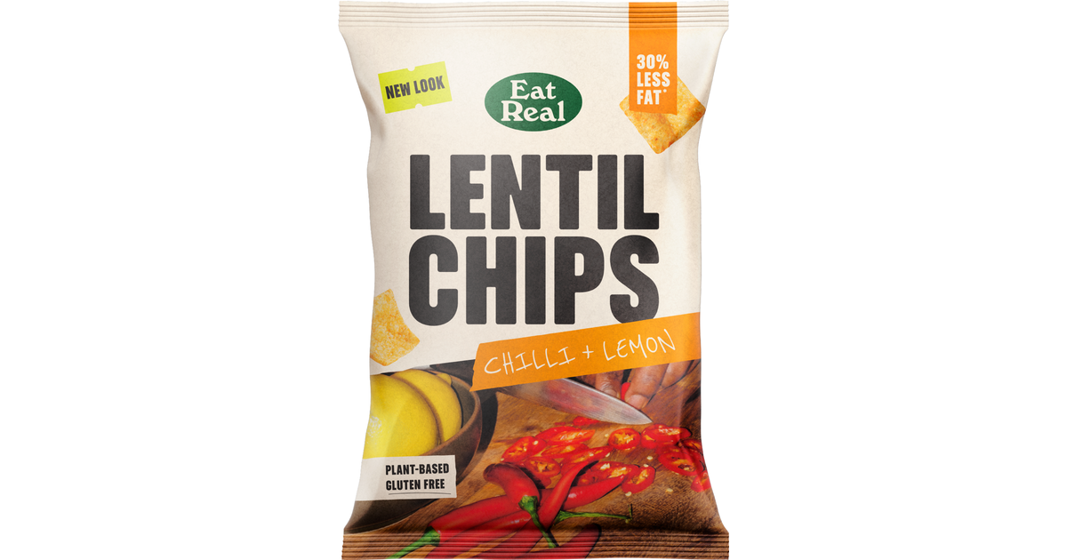 Eat Real Lentil Chips - Chilli & Lemon | Buy Online in Ireland ...