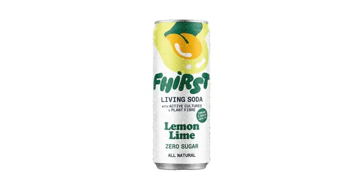 Fhirst Lemon & Lime Living Soda | Buy Online in Ireland | Natural ...