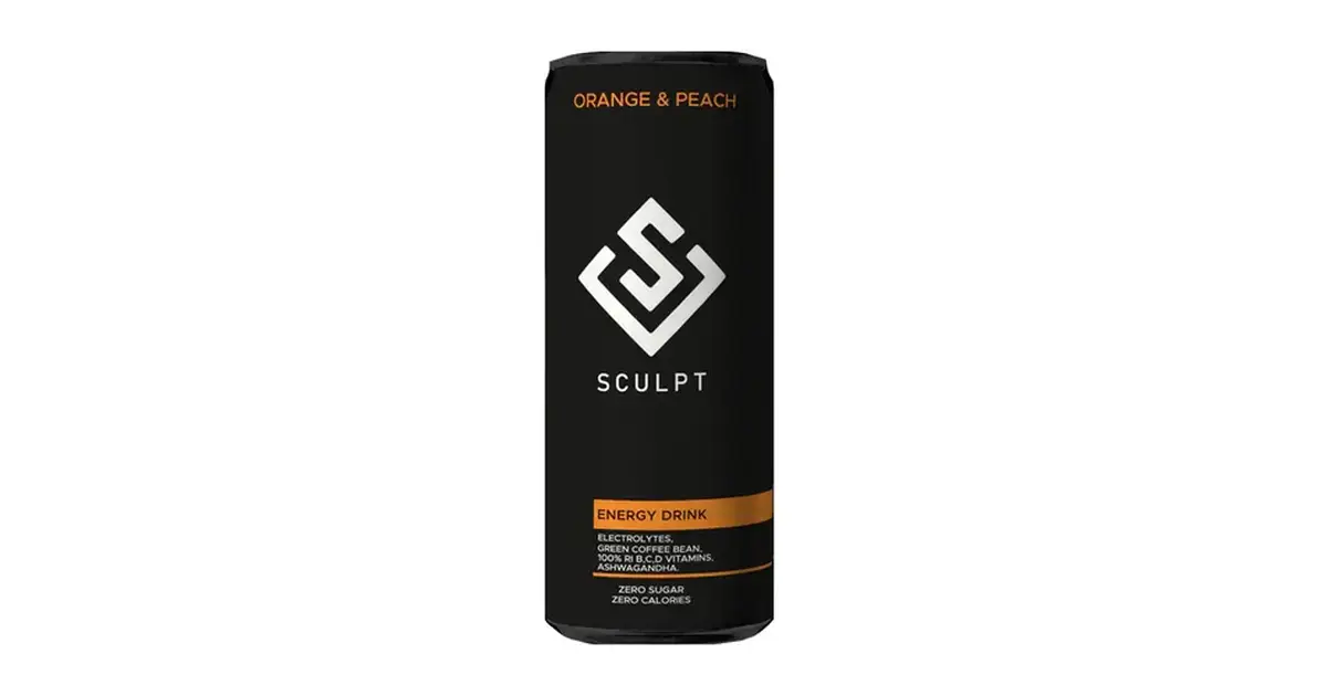 Sculpt Energy Drink Orange & Peach | Buy Online in Ireland | Natural ...