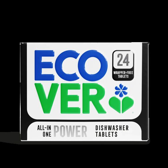 Ecover All In One Wrapper Free Dishwasher Tablets | Buy Online in Ireland | Natural Health Store