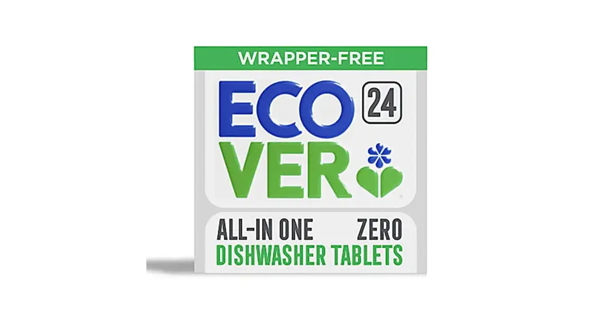 Ecover Zero All-In-One Dishwasher Tablets Wrapper Free | Buy Online in ...