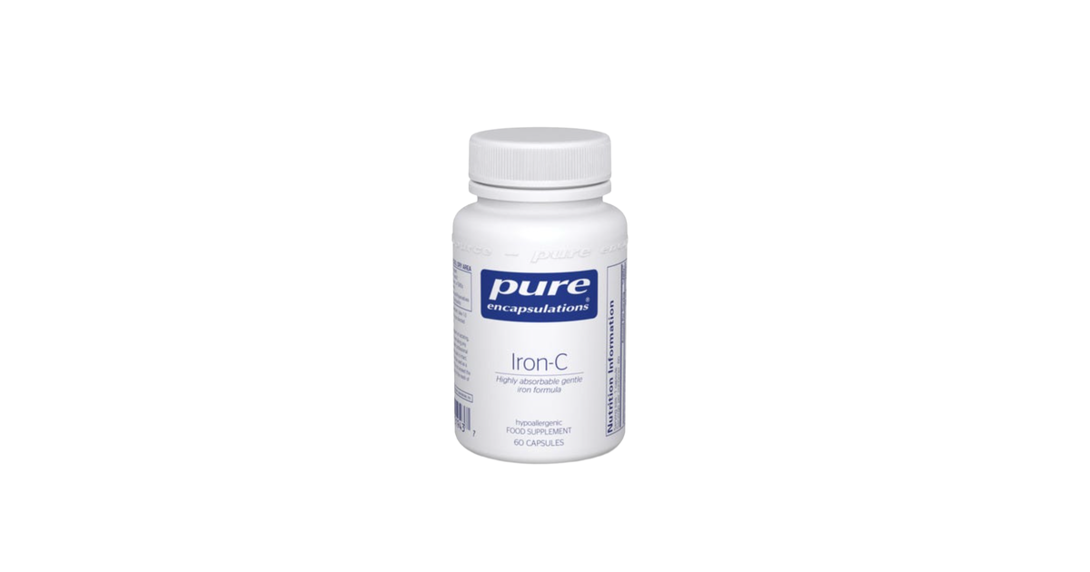 Pure Encapsulations Iron-C | Buy Online in Ireland | Natural Health Store
