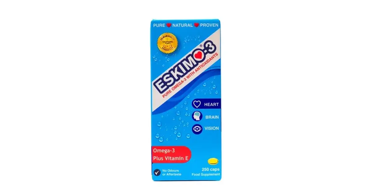 Eskimo 3 Omega 3 Fish Oil with Vitamin E - Capsules | Buy Online in ...