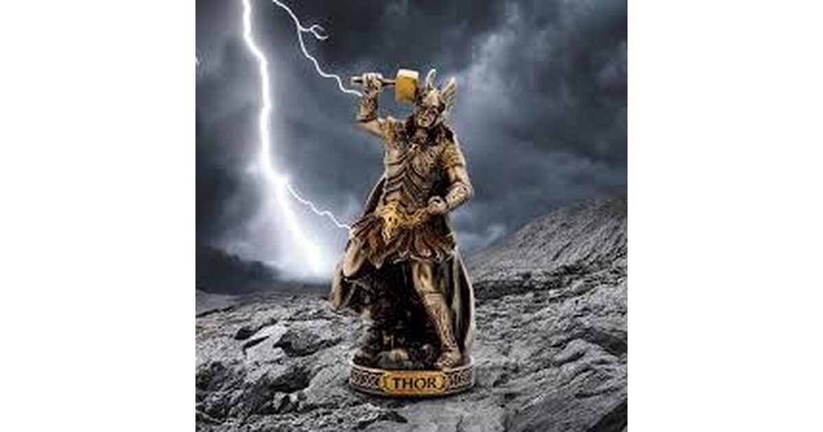 Figurine Bronzed Mini Thor | Buy Online in Ireland | Natural Health Store