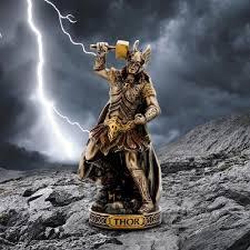 Figurine Bronzed Mini Thor | Buy Online in Ireland | Natural Health Store