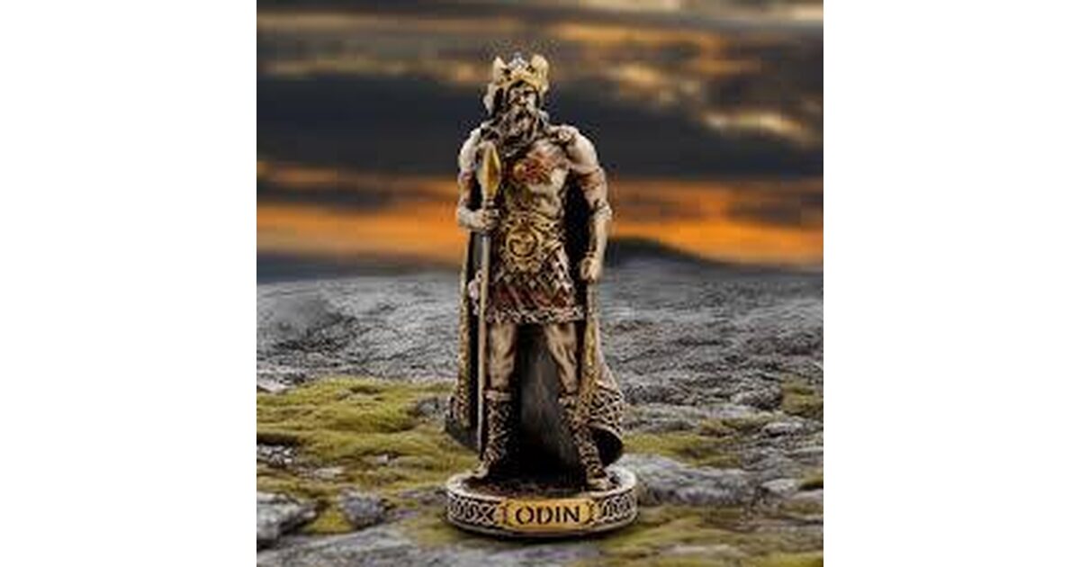 Figurine Bronzed Mini Odin | Buy Online in Ireland | Natural Health Store