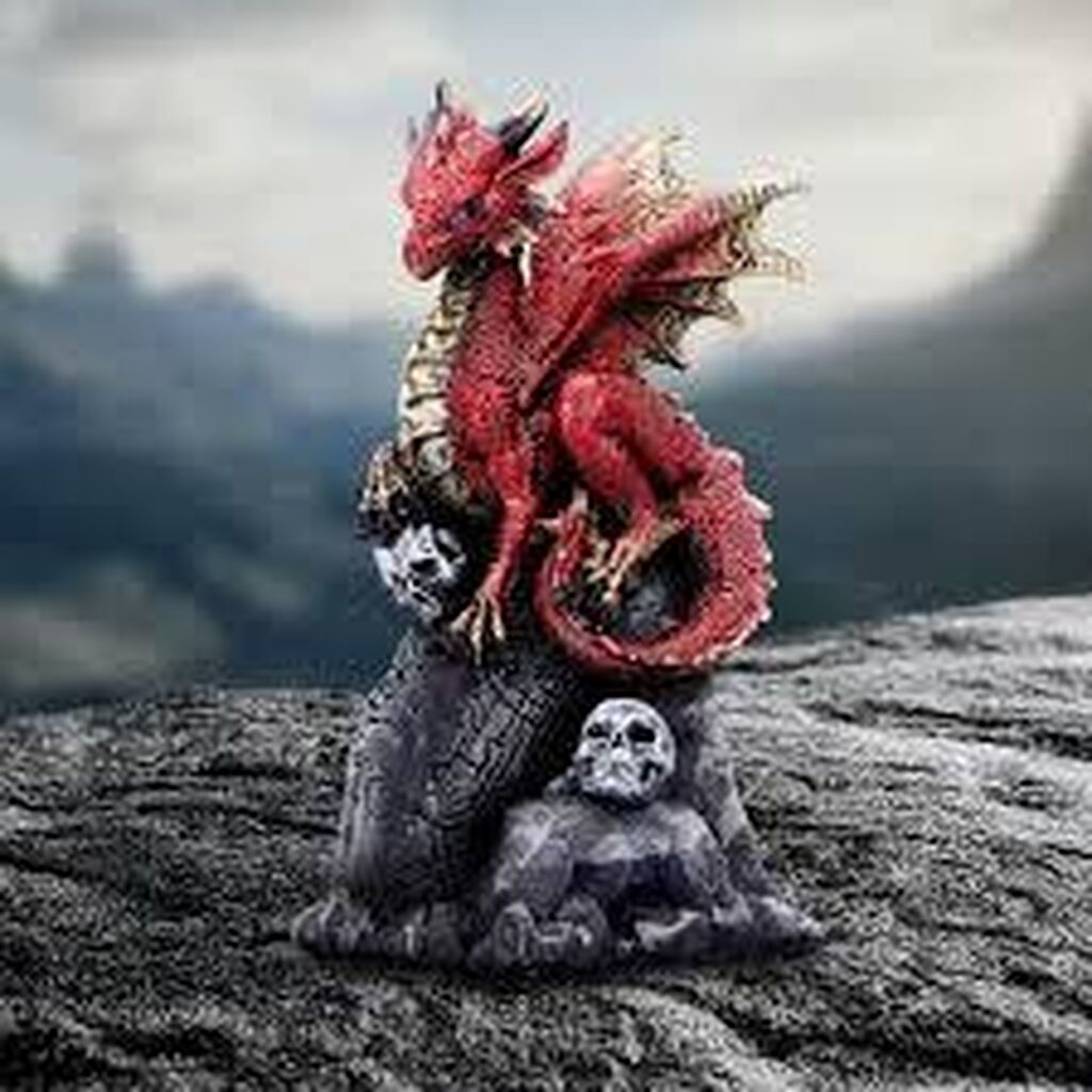 Figurine Dragon Vermillion Rune Protector | Buy Online in Ireland | Natural Health Store
