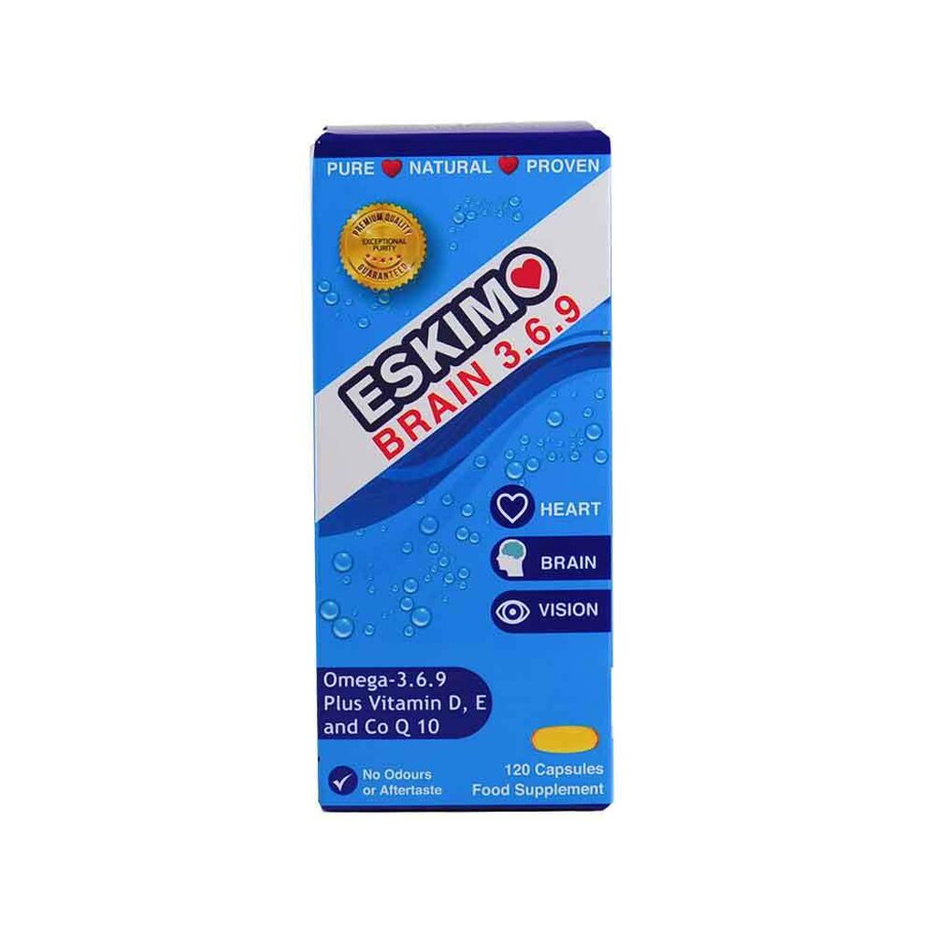 Eskimo 3 Brain Omega 3-6-9 - Capsules | Buy Online in Ireland | Natural ...