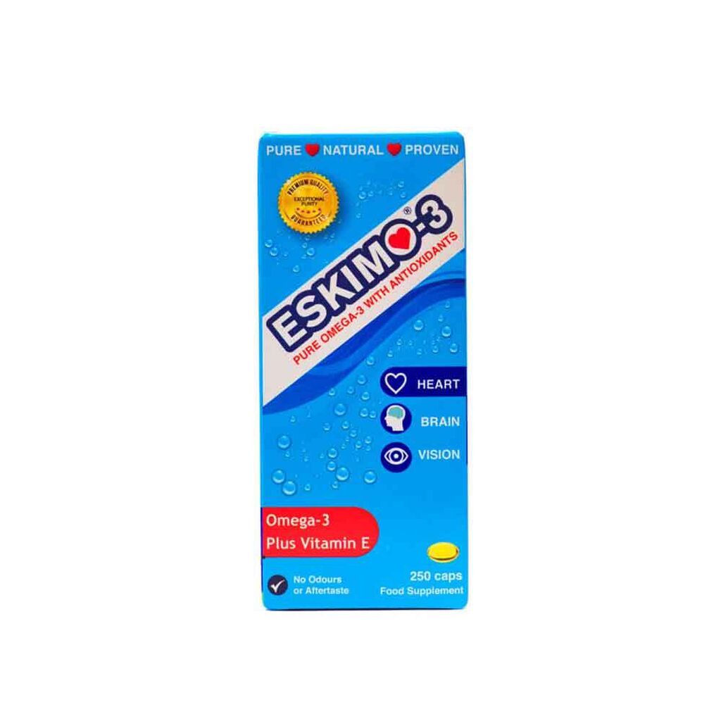 Eskimo 3 Omega 3 Fish Oil with Vitamin E - Capsules | Buy Online in ...