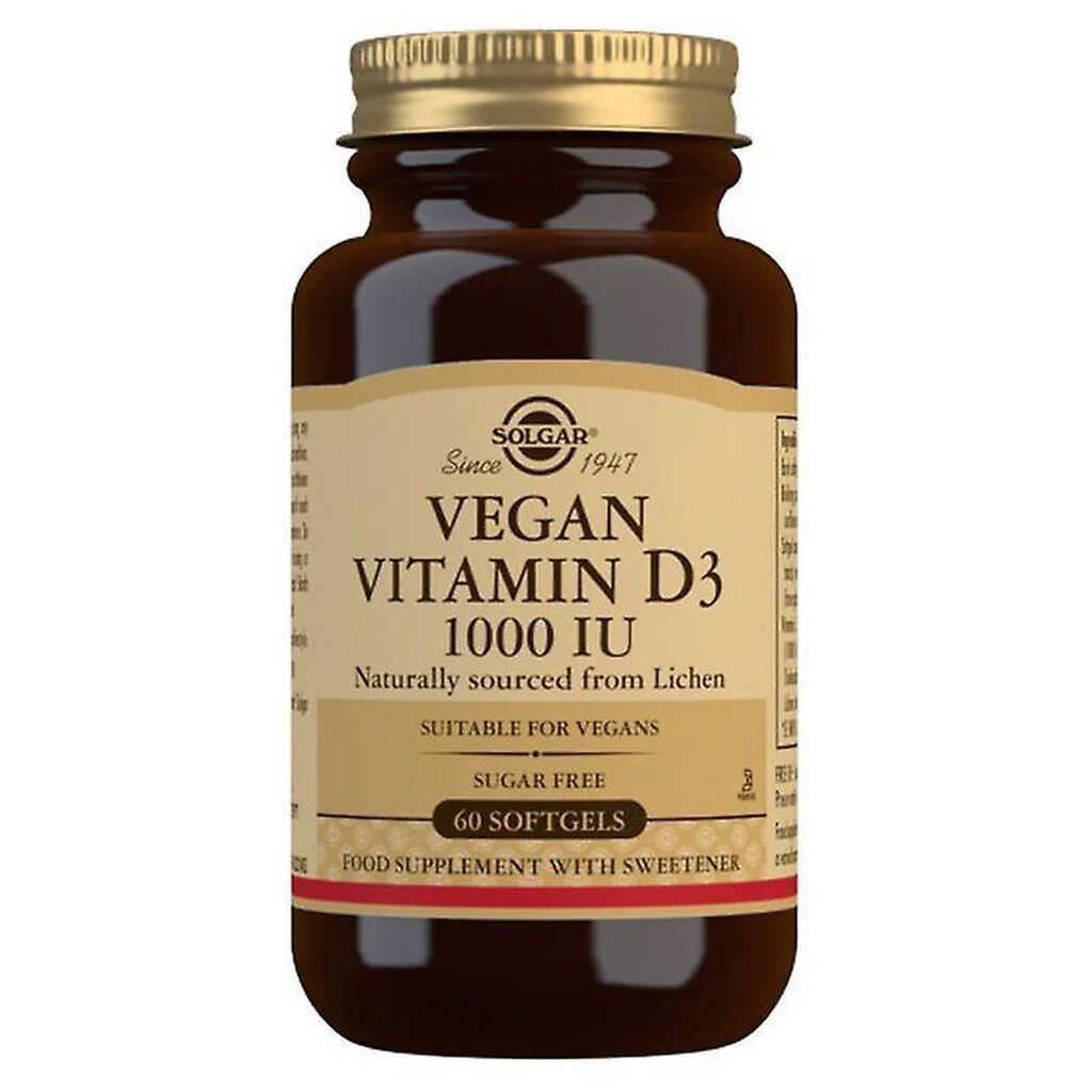 Solgar Vegan Vitamin D3 1000iu Softgels | Buy Online in Ireland ...