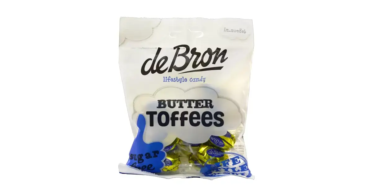 De Bron Sugar Free Butter Toffees | Buy Online in Ireland | Natural ...
